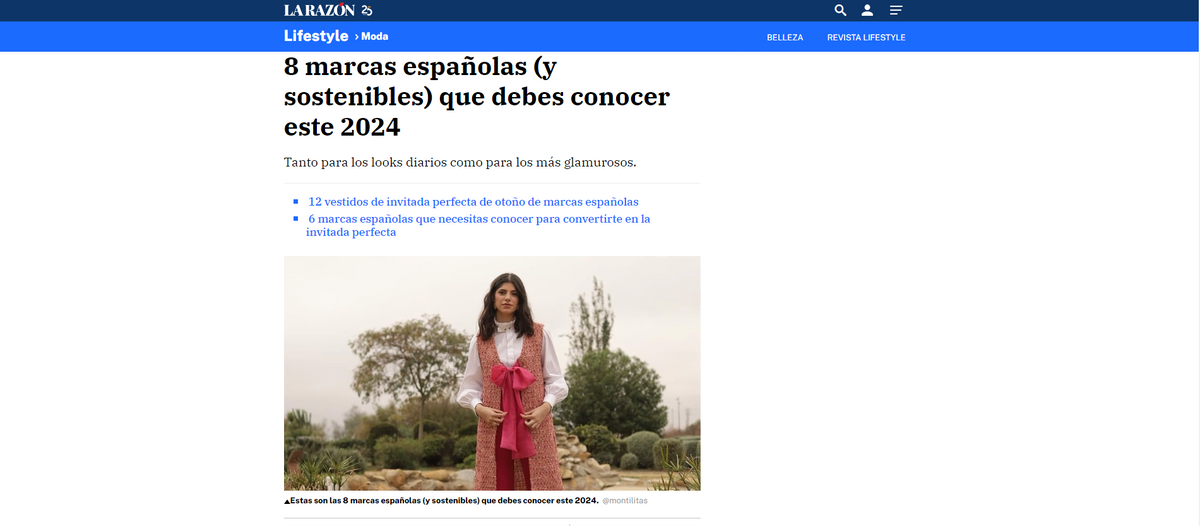 LA RAZÓN – Isabel Montiel